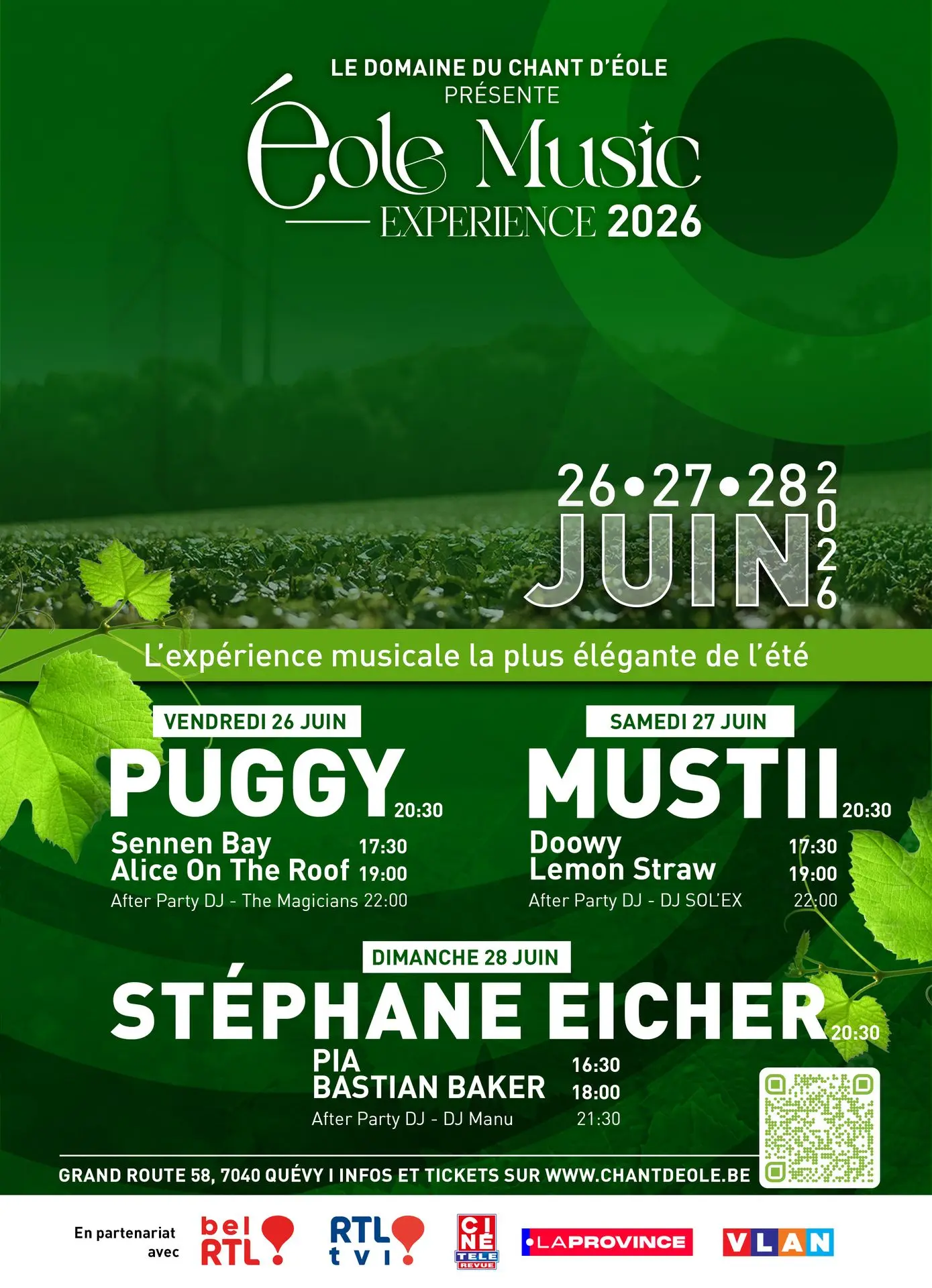 Festival au coeur des vignes: musique et gastronomie au Chant d'Eole